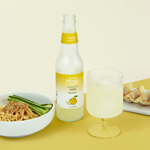 Moshi Yuzu Sparkling Juice Drink Original 12oz 柚子汁气泡饮料 原味 AWARD-WINNIN ...