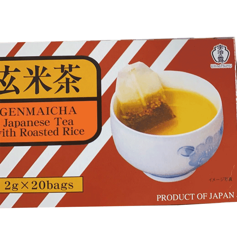 日本进口 玄米茶 袋茶 暖胃祛油健脾消脂 Genmaicha Japanese Tea with Roasted Rice【尝味期Exp.9 ...