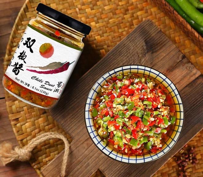 蜀湘 雙椒醬 Chef Shu Chili Duet Sauce 230g – ClapSquare