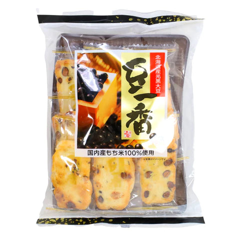 MARUHIKO 丸彦製菓 Mame Ichiban Rice Crackers with Soy Beans 黑豆米饼3.8oz ...